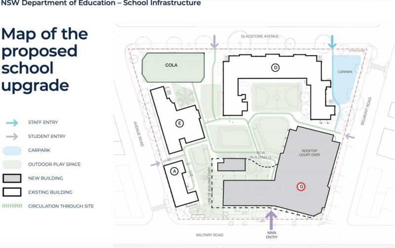 School Upgrade: New classrooms, gymnasium and a rooftop basketball ...