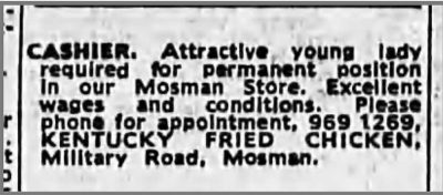 Remember when Mosman had a KFC? Step back in time with our EXCLUSIVE ...