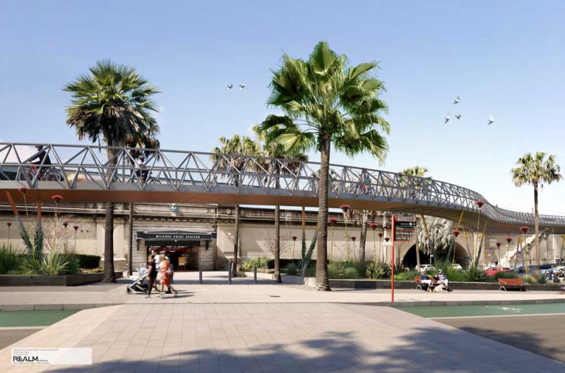 Milsons Point: Top three designs revealed for Harbour Bridge cycle ramp ...