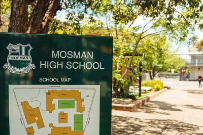 Mosman High re-opens its doors to welcome students and teachers after ...